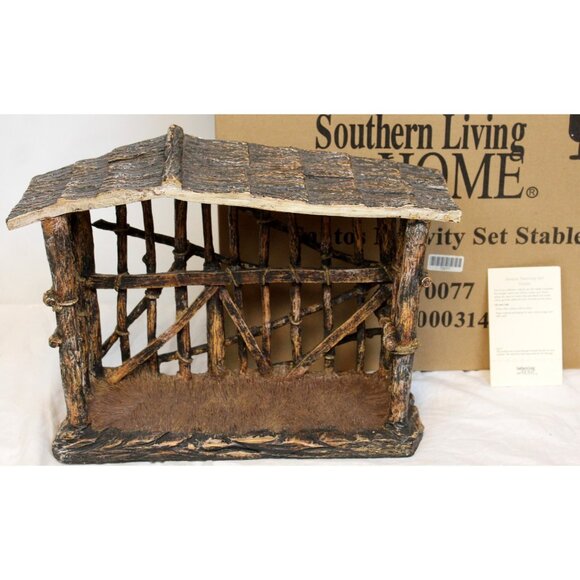 Southern Living | Holiday | New Southern Living Santos Nativity Stable ...